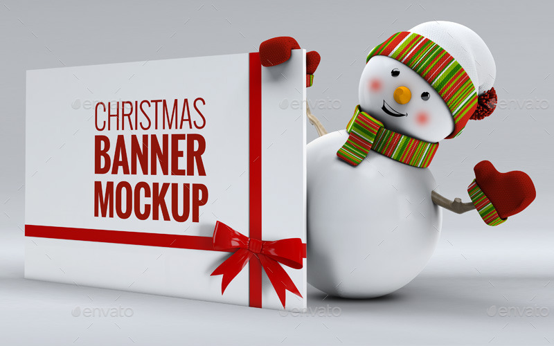 Snowman / Display Box Mock-up, Graphics | GraphicRiver